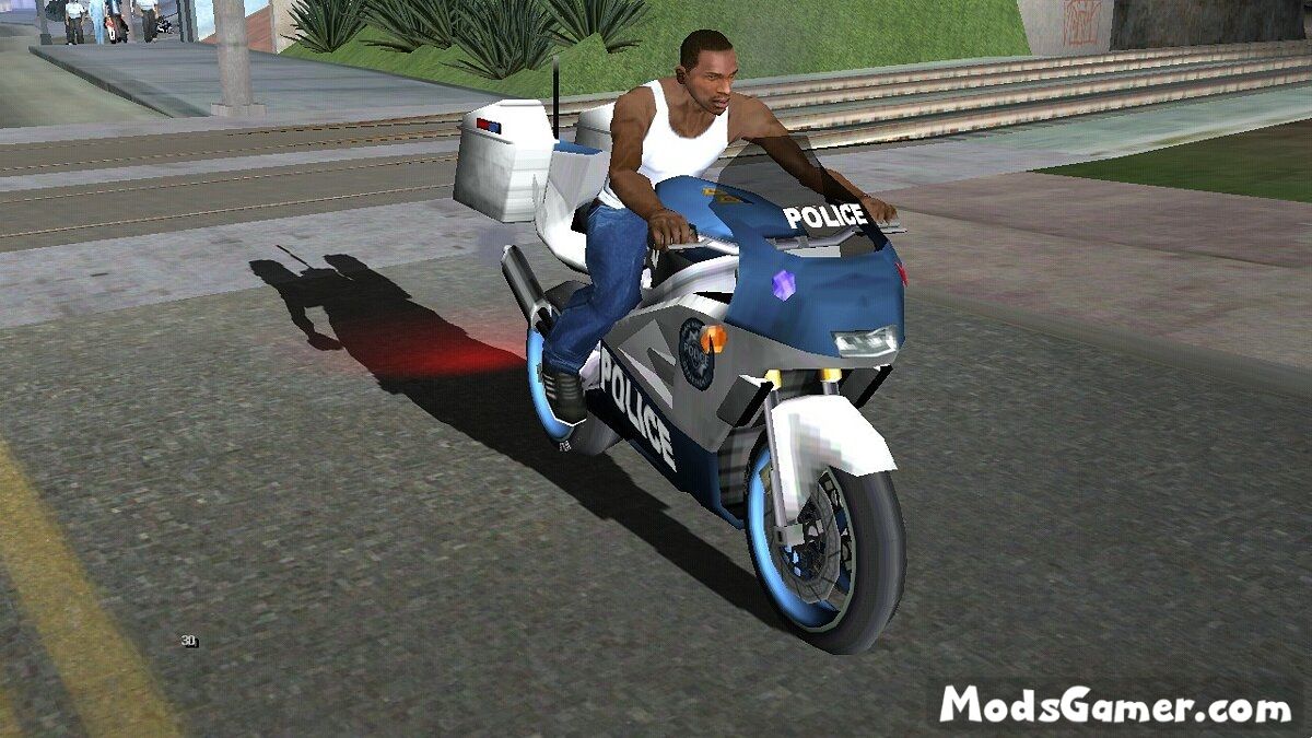 Copbike Mod(DFF only) - Mods for Grand Theft Auto: San Andreas / GTA:SA