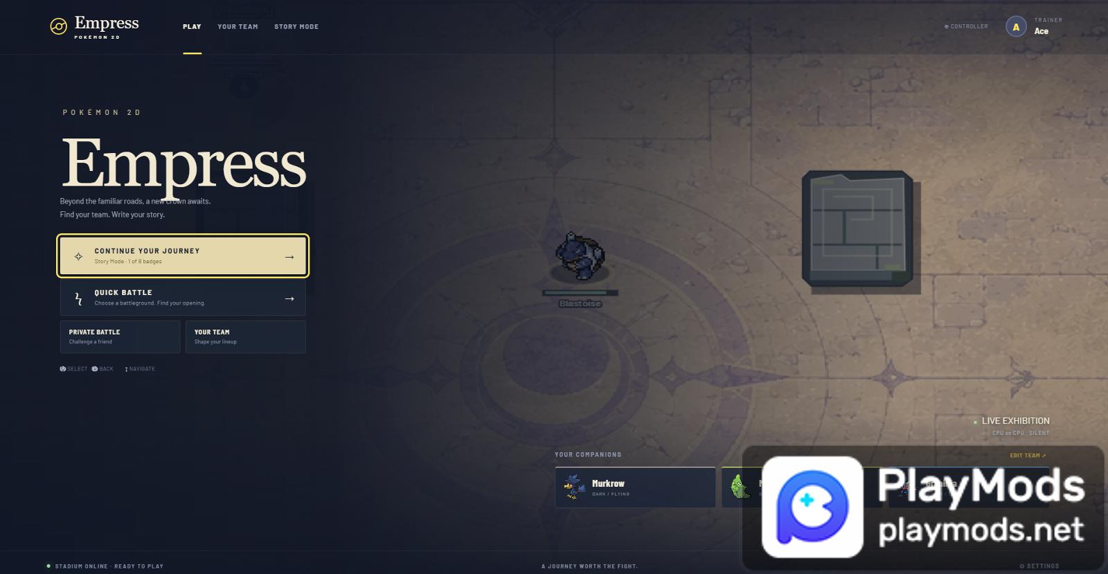 Empress: Pokemon 2D Arena God Mode MOD APK – Explore the Arena Without ...